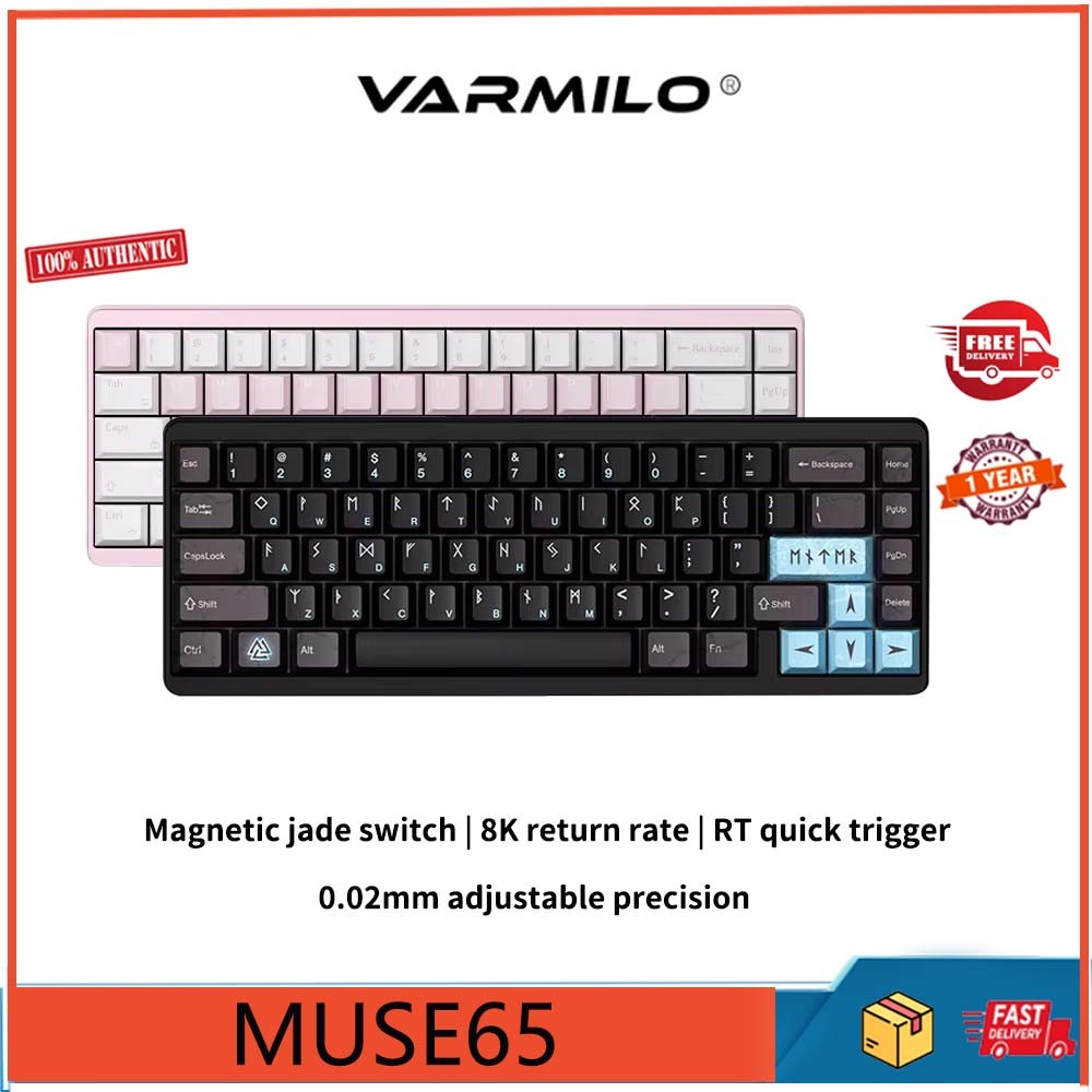 Varmilo MUSE65 Gaming Magnetic Axis Mechanical Keyboard, Full CNC ...