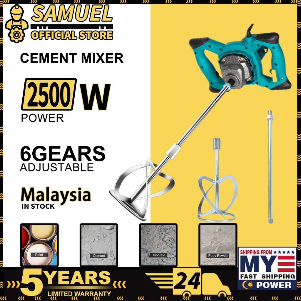 2 year warranty 2500W Electric Paint Mixer Blender Power Tools Hand ...