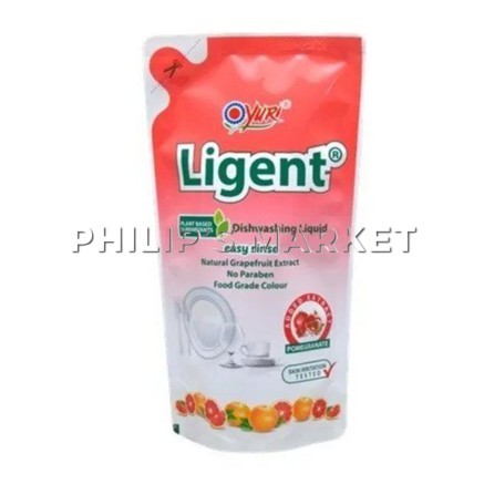 Yuri Ligent Pomegranate Dishwashing Detergent Refill 600ml | Shopee ...