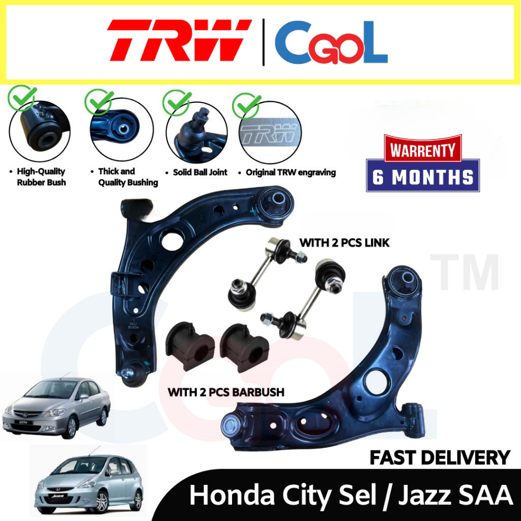 Honda City Sel Jazz SAA (GD8)Heavy Duty Lower Arm With Stabilizer Link ...