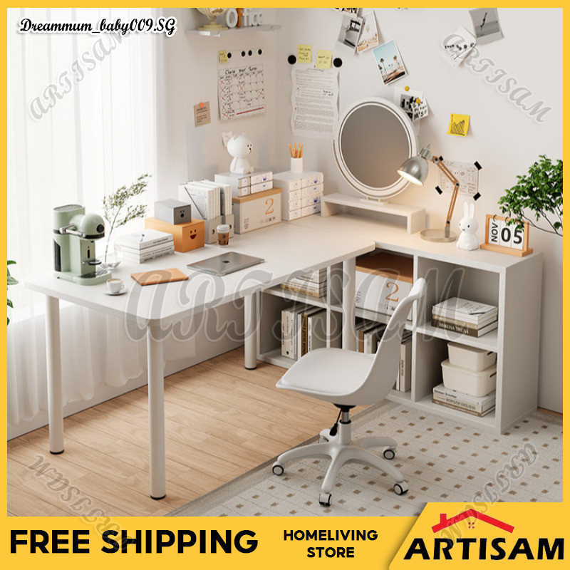 ARTISAM Computer Table Desk Organiser Gaming Table Office Table Study ...