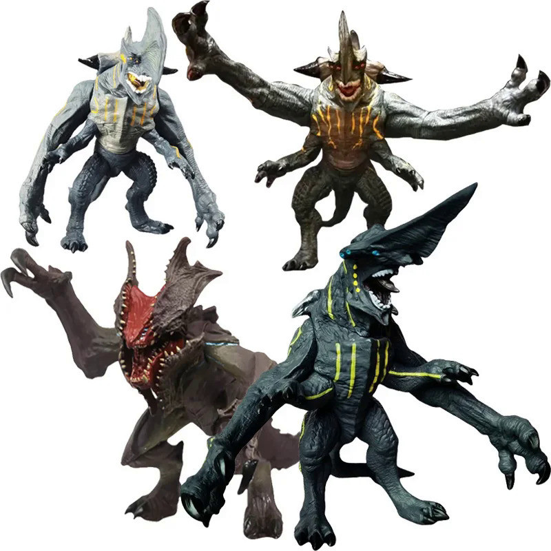 New Pacific Rim Monsters Figure Scunner Leathback Mega Kaiju Trespasser ...