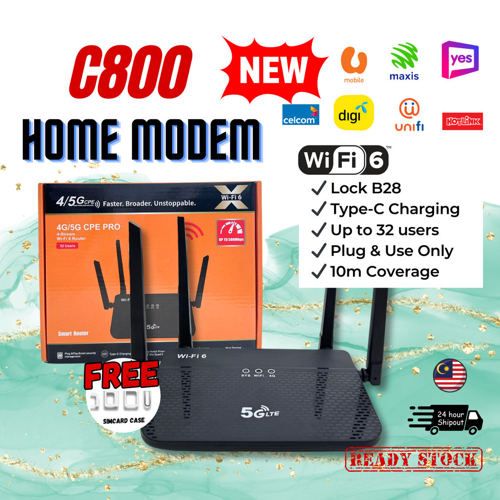Home Wifi Modem Wifi Upgrade Version 4G CPE Wifi Router Home & Sim Card ...
