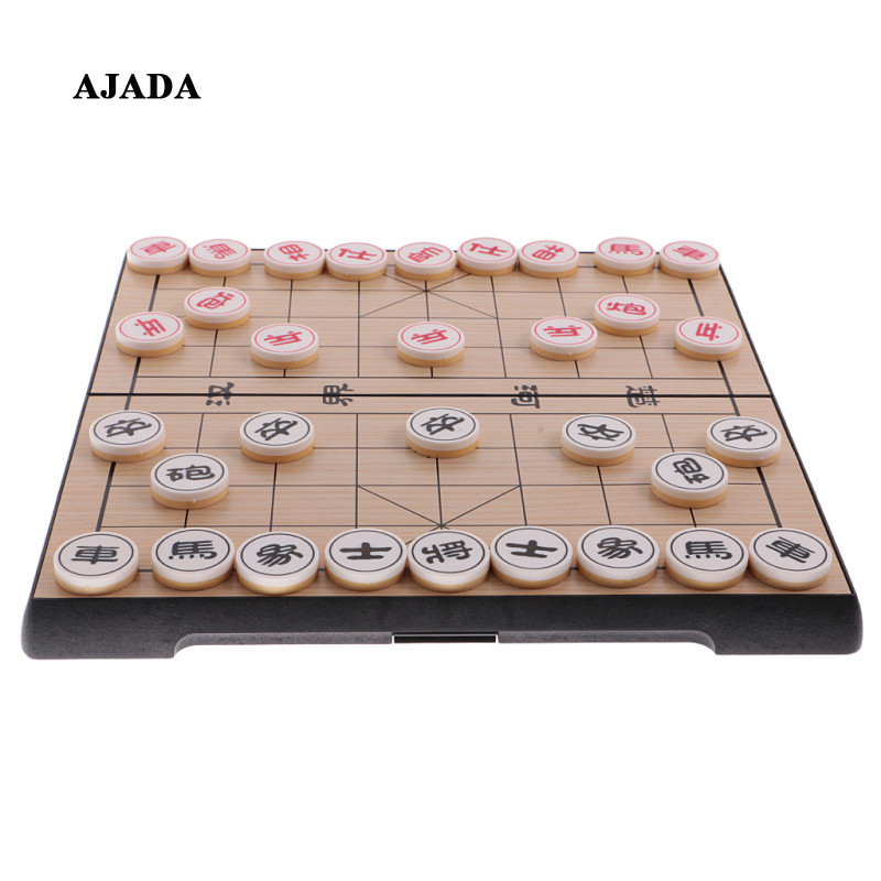 [ Portable Xiangqi Chinese Chess Set Foldable Board Game Family Game ...