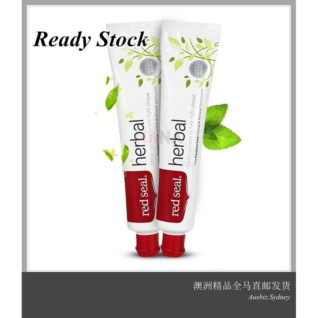 [Ready Stock EXP: 05/2026] Red Seal Herbal Toothpaste ( 100g ) ( Made ...
