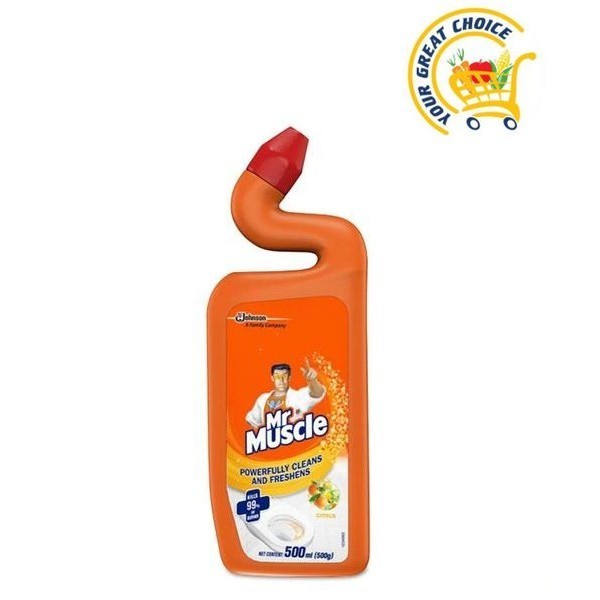 Mr Muscle Advanced Toilet Cleaner Citrus 500ml | Shopee Singapore
