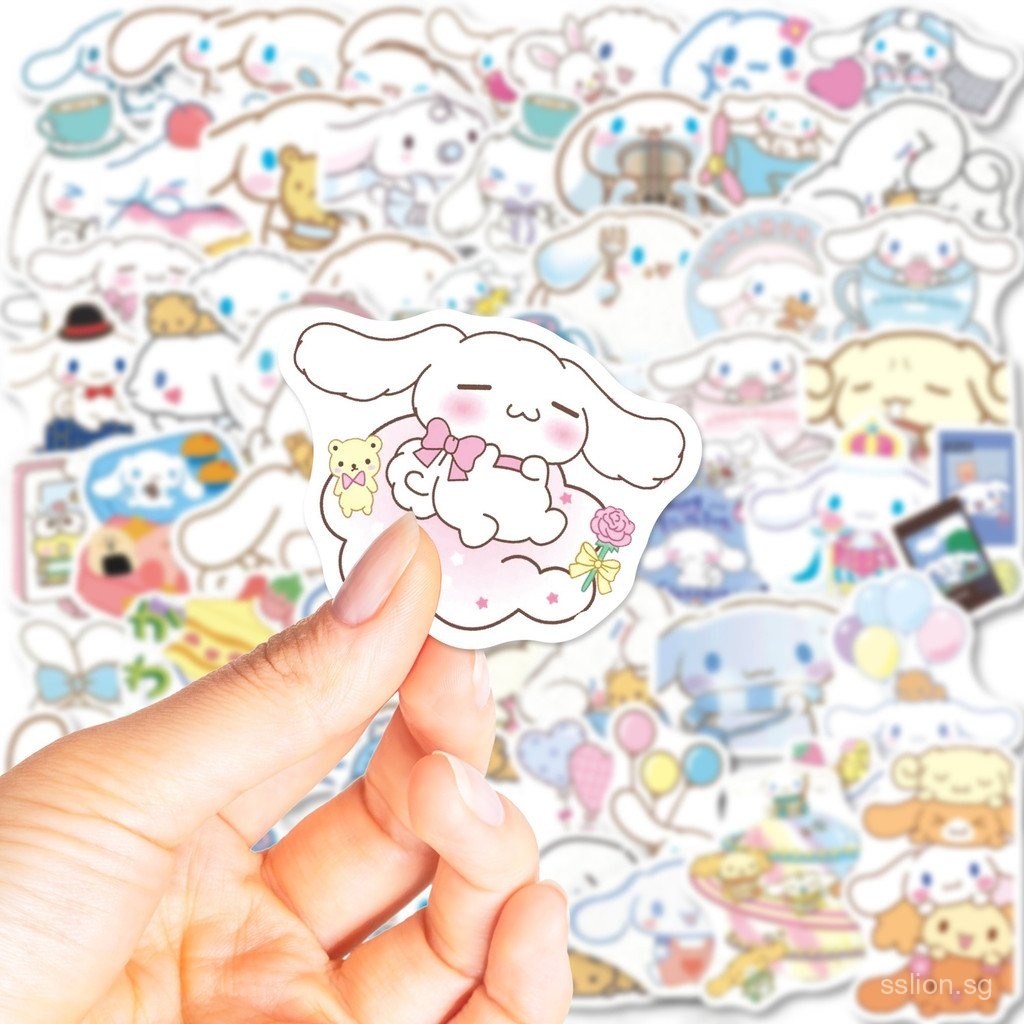 {SG Spot}Sanrio Stickers Clow M Cinnamoroll Babycinnamoroll Pom Pom ...