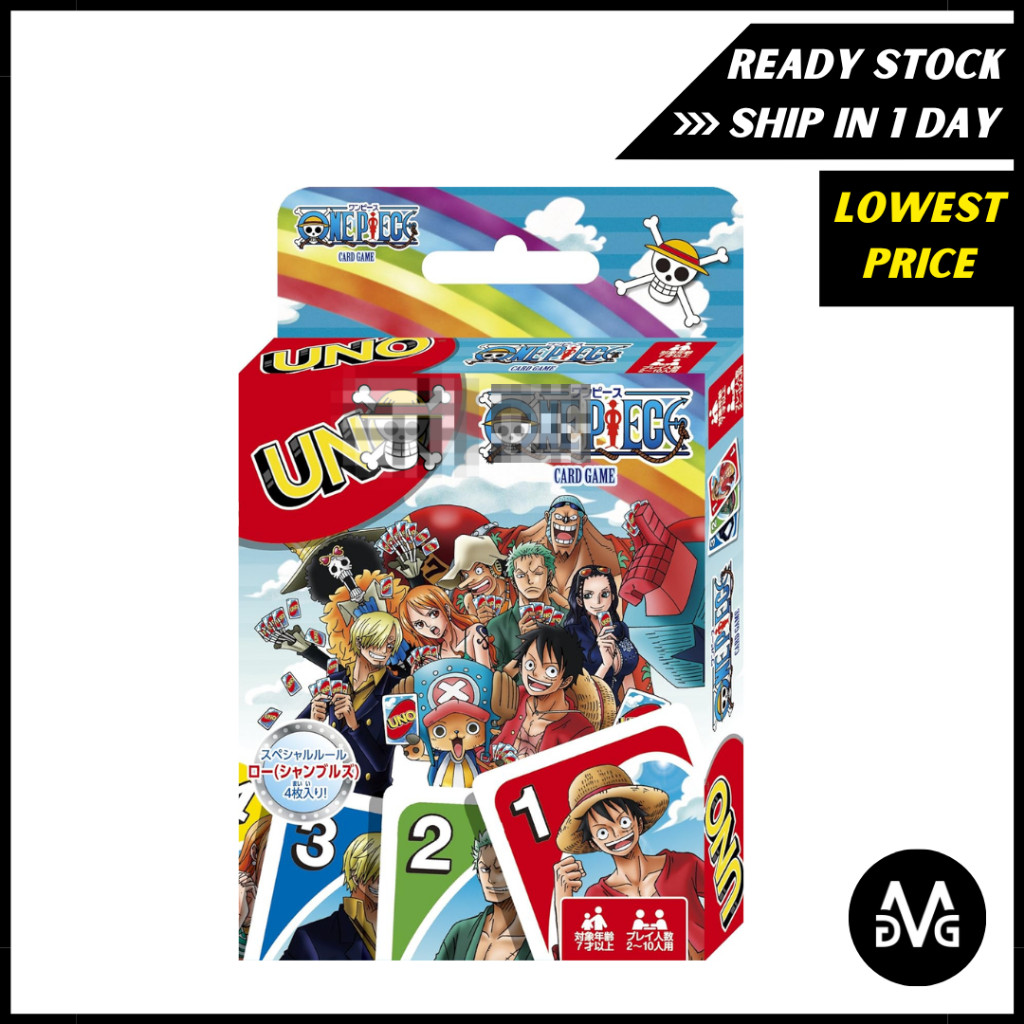 Uno One Piece Card Game For Friend Family Uno Collection No Mercy Flip ...
