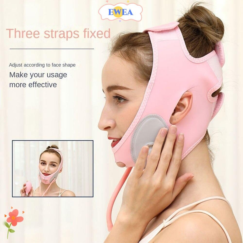 EWEA Air Press Lift Up Belt, V-Line Cheek Face Thinning Inflatable Face ...