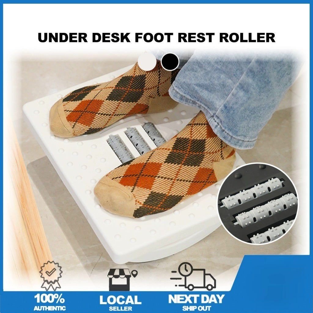 [SG] Under Desk Foot Rest Roller/ Rocking Foot Rest for Under Desk ...