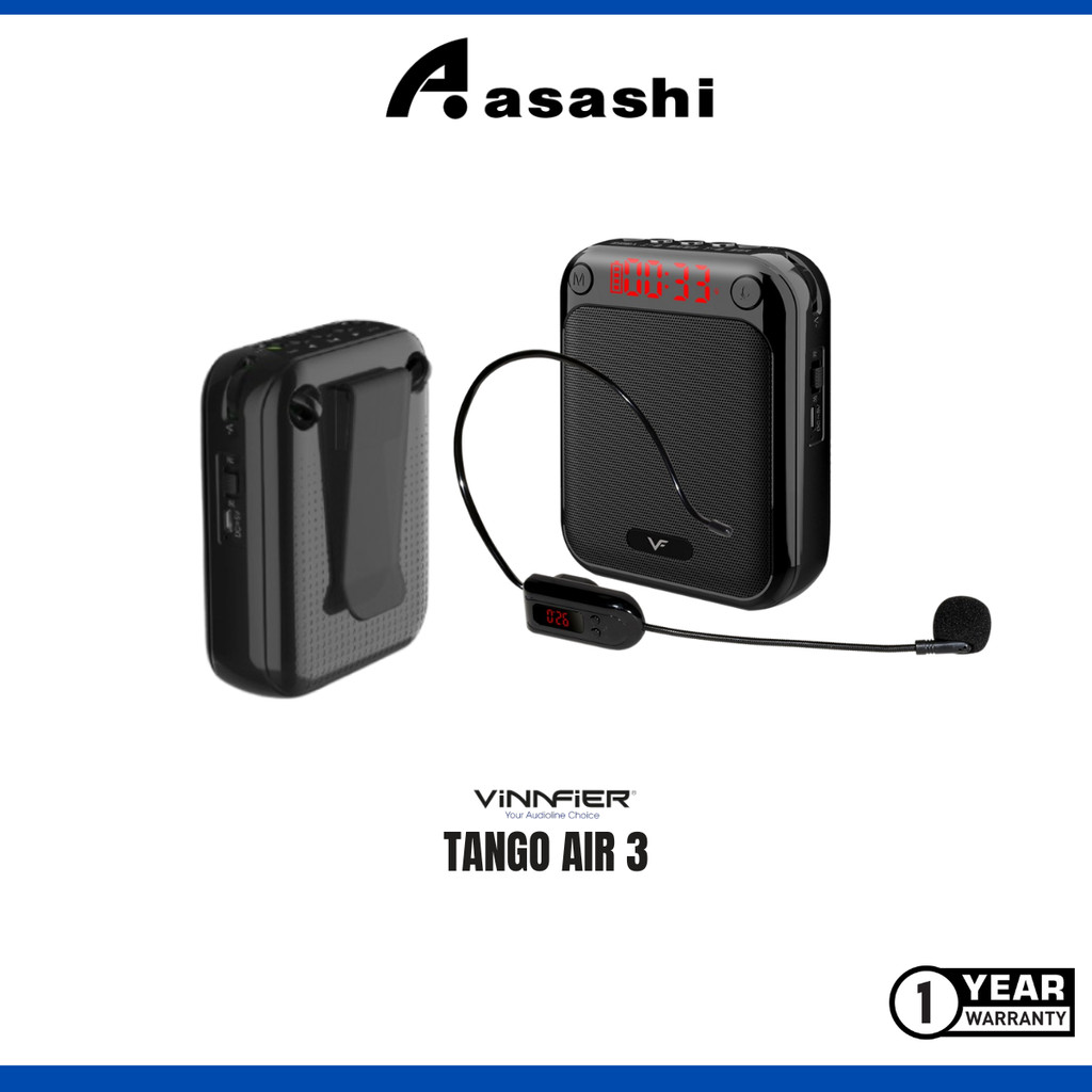 Vinnfier Tango Air 3 (2024) Portable Wireless Microphone PA System ...