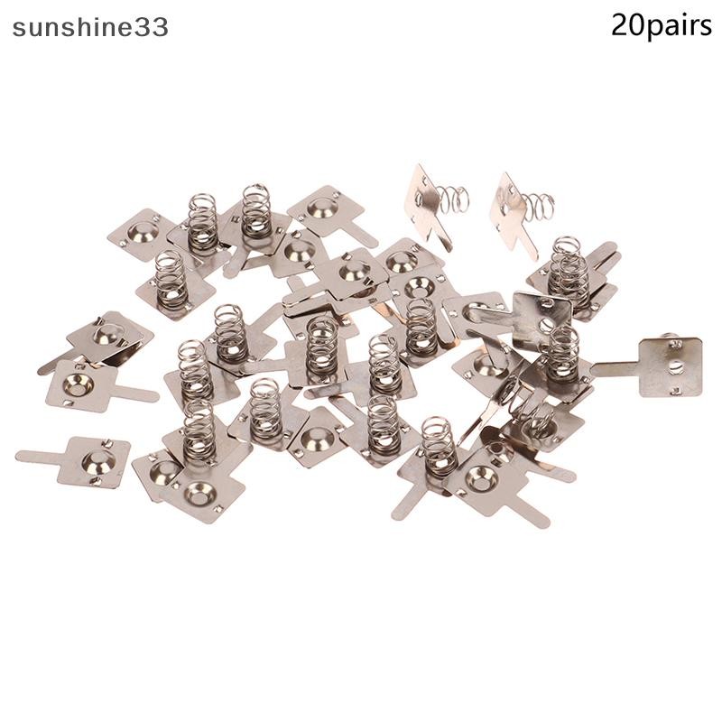SY 20Pairs Spring Shrapnel 5 No. Positive And Negative Contact Pieces ...