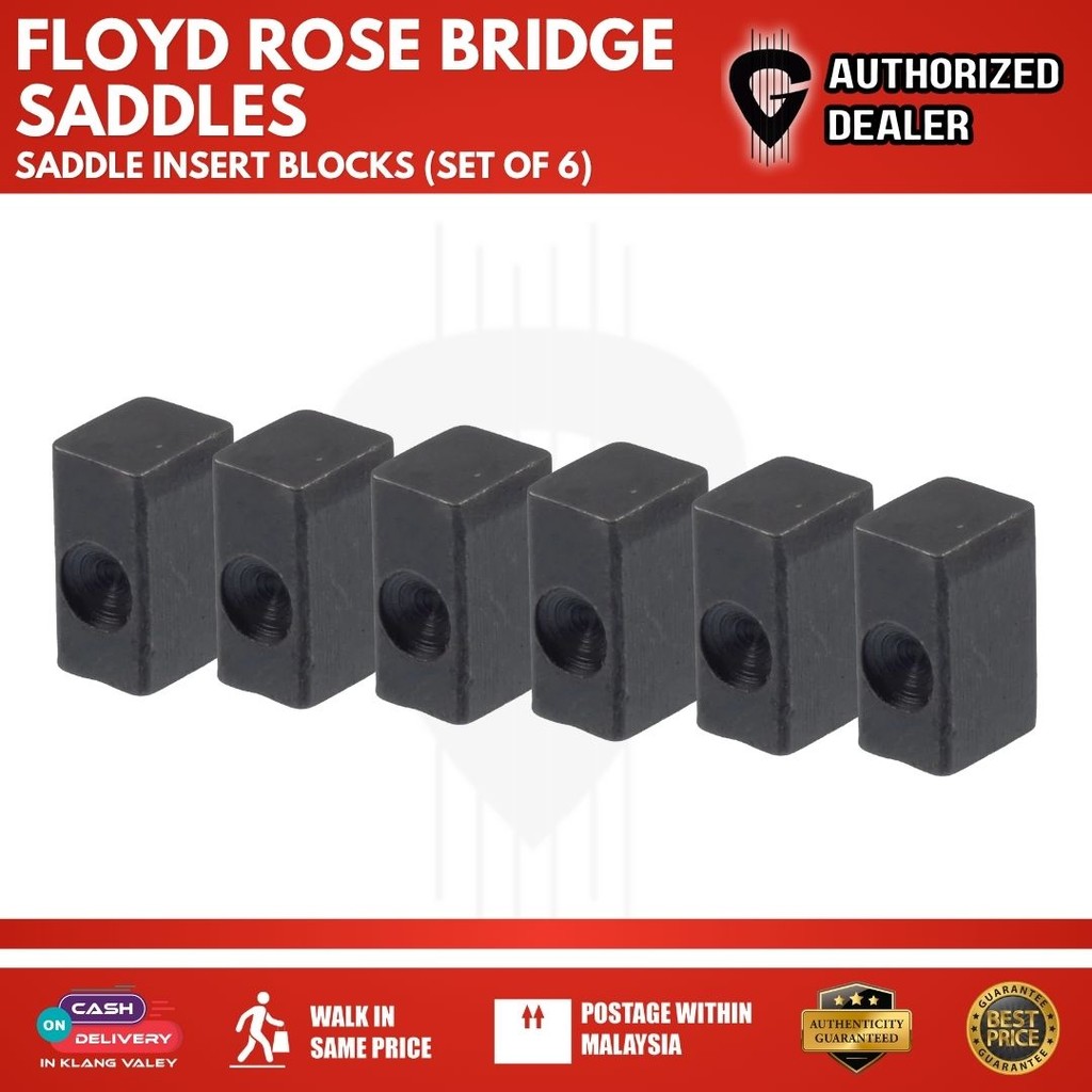 Electric Guitar Floyd Rose Bridge Saddles Saddle Insert Blocks (Set of ...