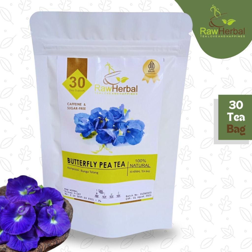 Ainna's Blue ACNE Tea: Bunga Butterfly & PCOS Tea, 30 Bungkus | Shopee ...