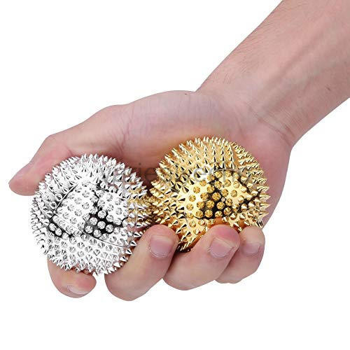 Acupuncture Balls,2 PCS Magnetic Massage Ball Spike Magnetic Hand ...