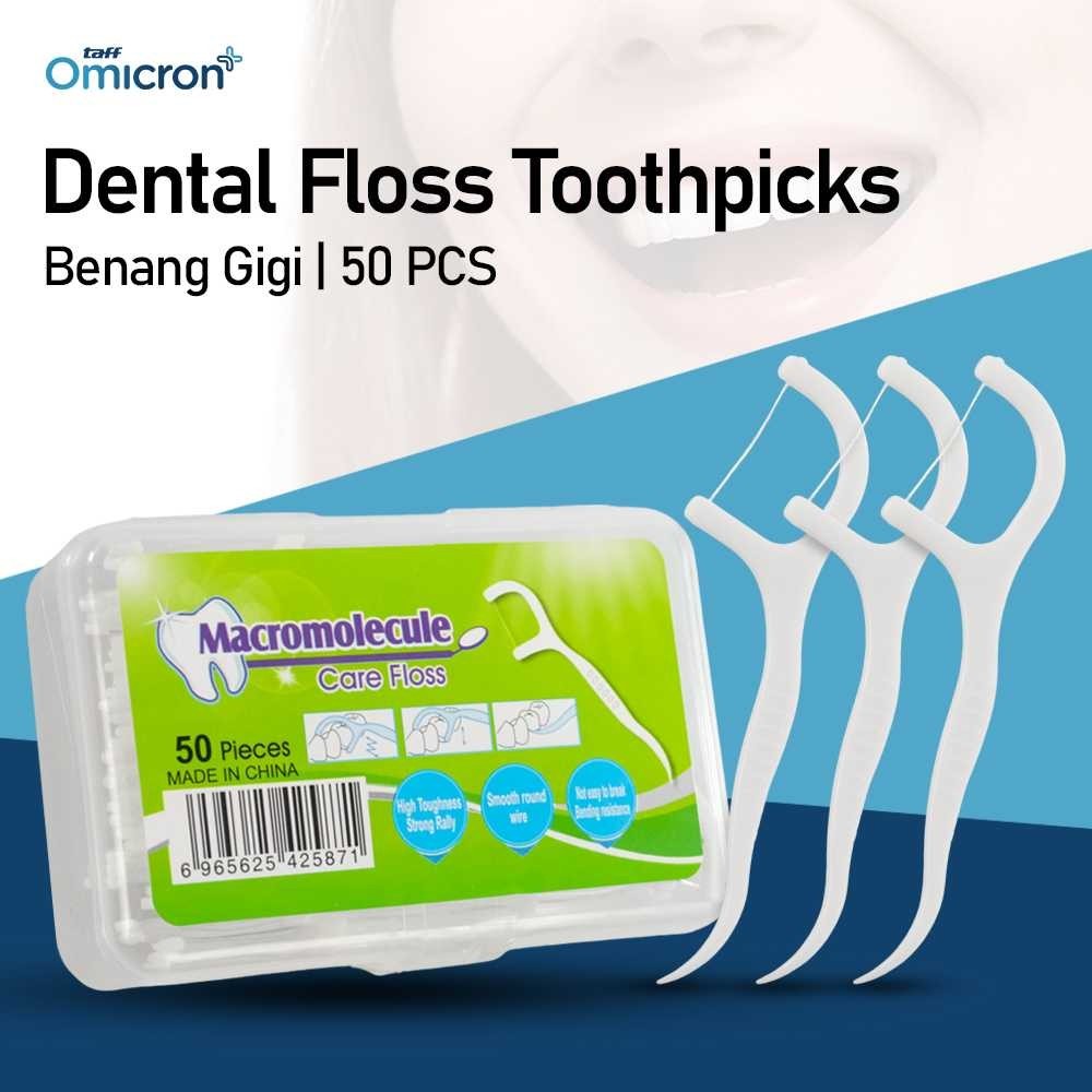 Dental floss Dental floss Plaque Cleaner 50 PCS Sterile Dental floss ...