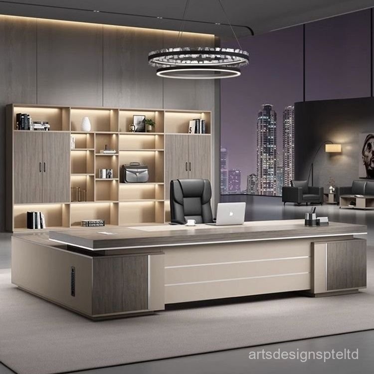 Office Desk Boss Desk Office Desk for Boss Simple Modern Manager Office ...