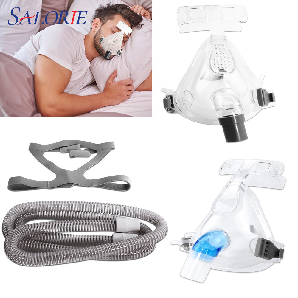 Salorie CPAP Mask Full Face Mask with Headgear Frame for Apnea Anti ...