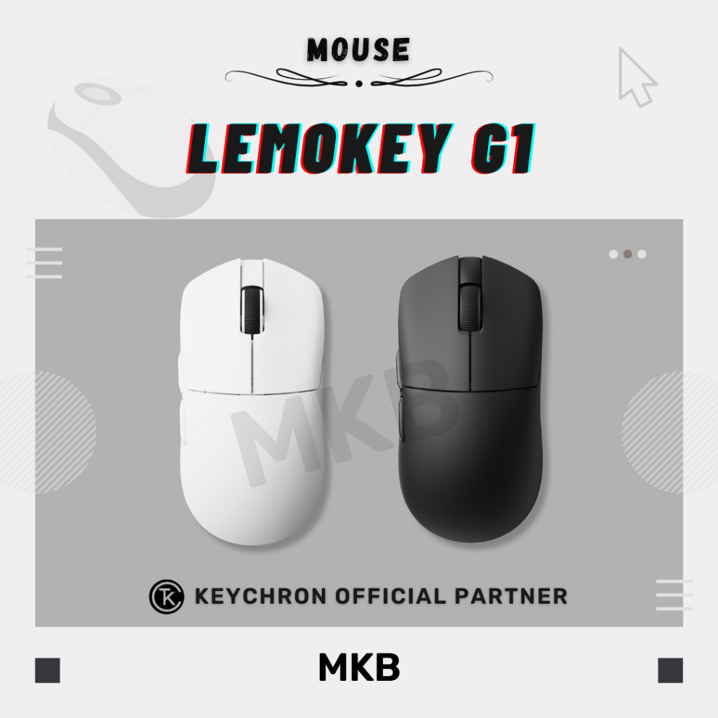 [READY STOCK] Keychron Lemokey G1 Wireless Optical Mouse Tri-Mode ...