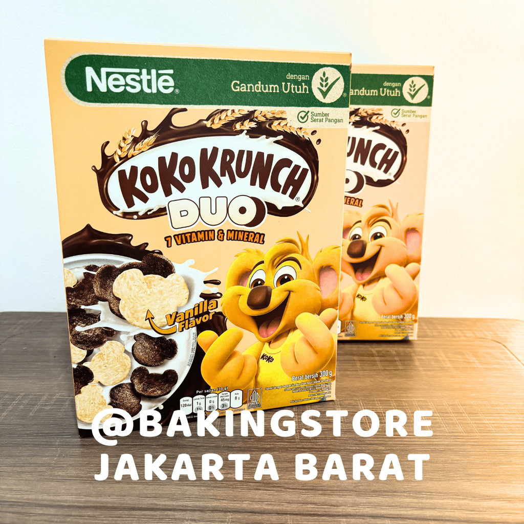 Nestle KOKO KRUNCH DUO Cereal Box 300g | Breakfast Cereal | Shopee ...