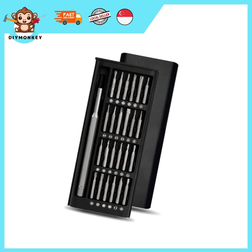 (DIYMONKEY) 24 in 1 Tools Precision Screwdriver Set Travel Portable ...