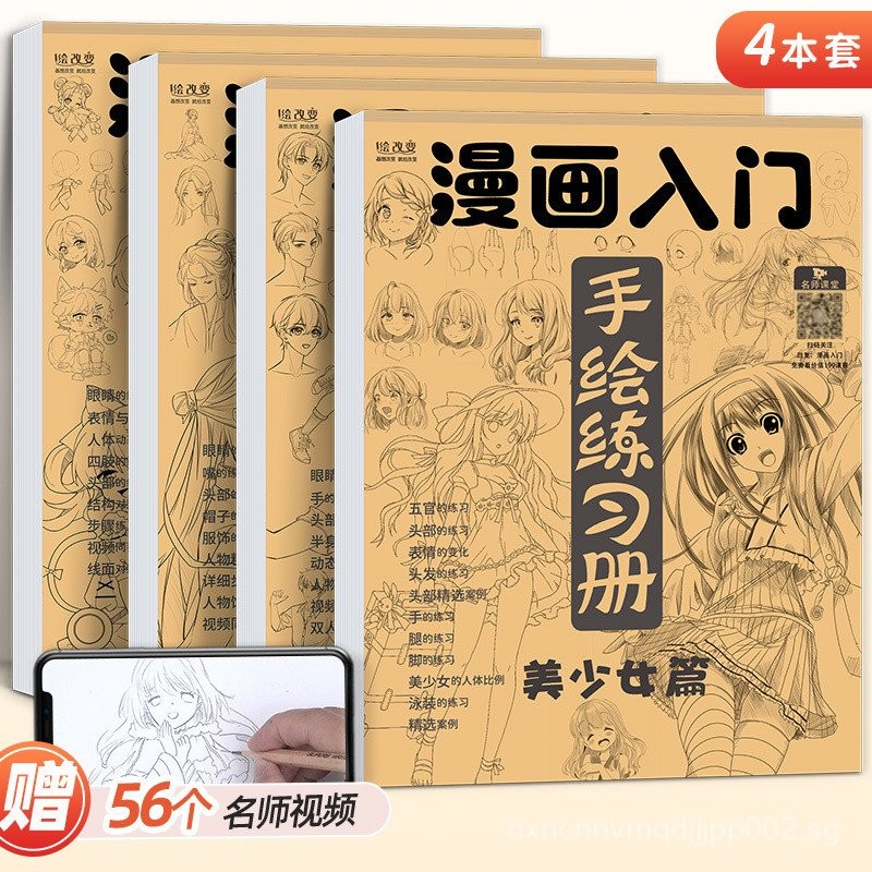 Introduction to Comics Hand Drawn Exercise Book Tracing Book ...