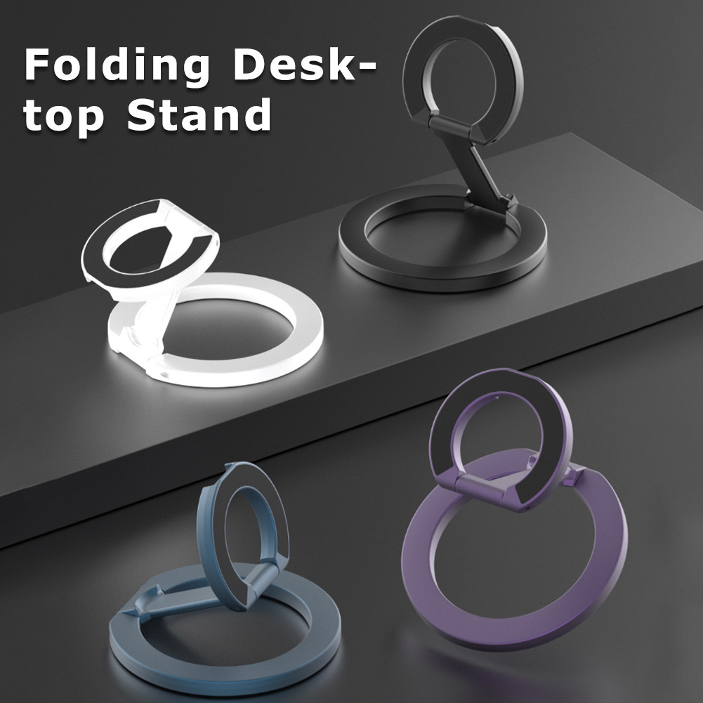 Desktop Metal Phone Stand with 360 Rotation and Magsafe Capability for ...