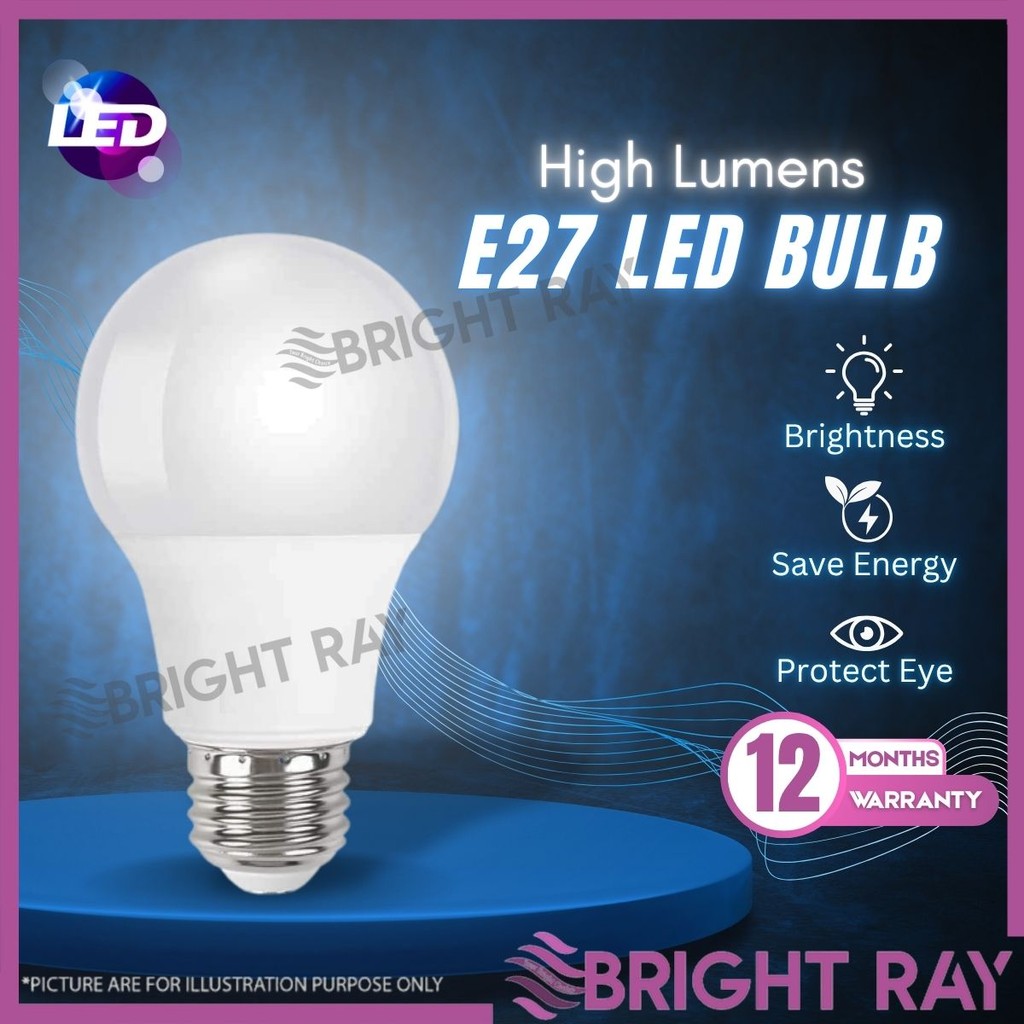 E27 Bulb Mentol Lampu Siling Light Bulb 灯泡 Lampu Outdoor LED Light ...