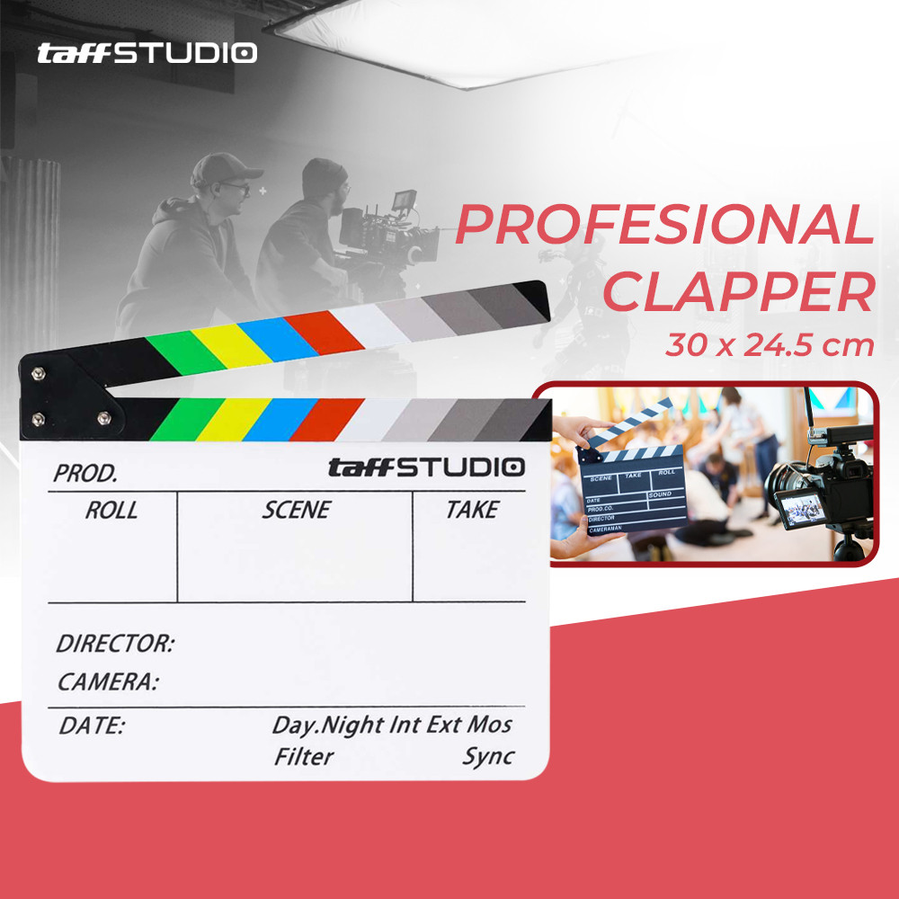 Professional Clapper Board Colorful Acrylic X HuMi | Shopee Singapore
