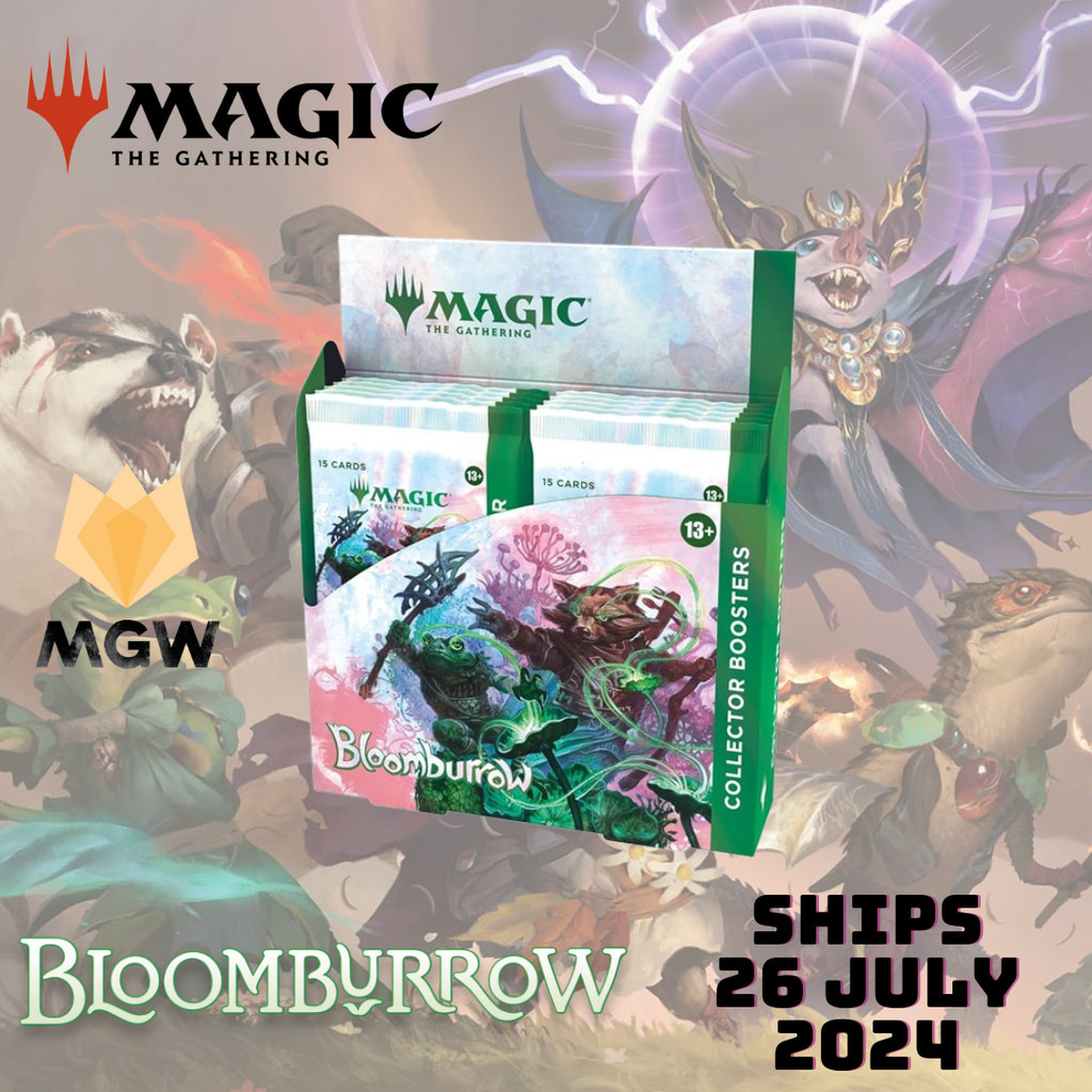 MTG Magic The Gathering Bloomburrow English Collector Booster Box Factory Sealed | Shopee Singapore