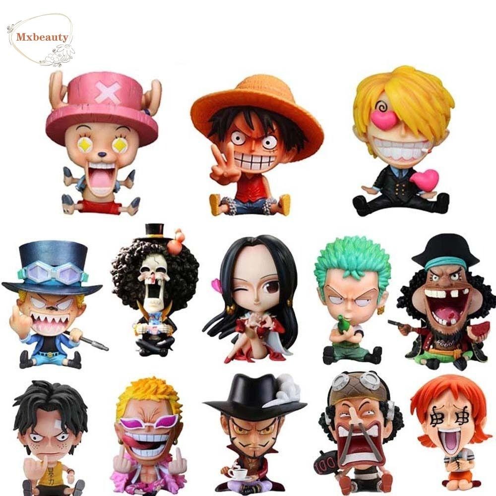 MXBEAUTY Monkey D Luffy Model Toy Miniature Toys Gifts PVC Toys Ace ...