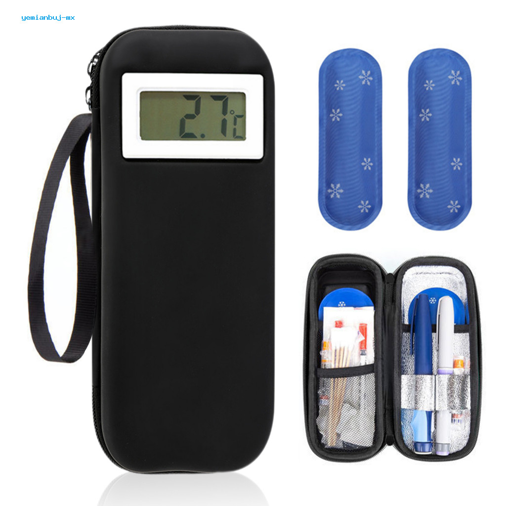 yemianbuj Medication Supply Bag Medication Storage Bag Portable Insulin ...