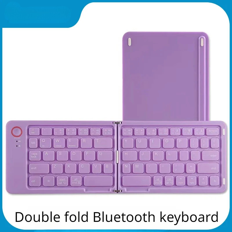 Mini Bluetooth Foldable Keyboard Portable Folding Wireless Keypad for ...