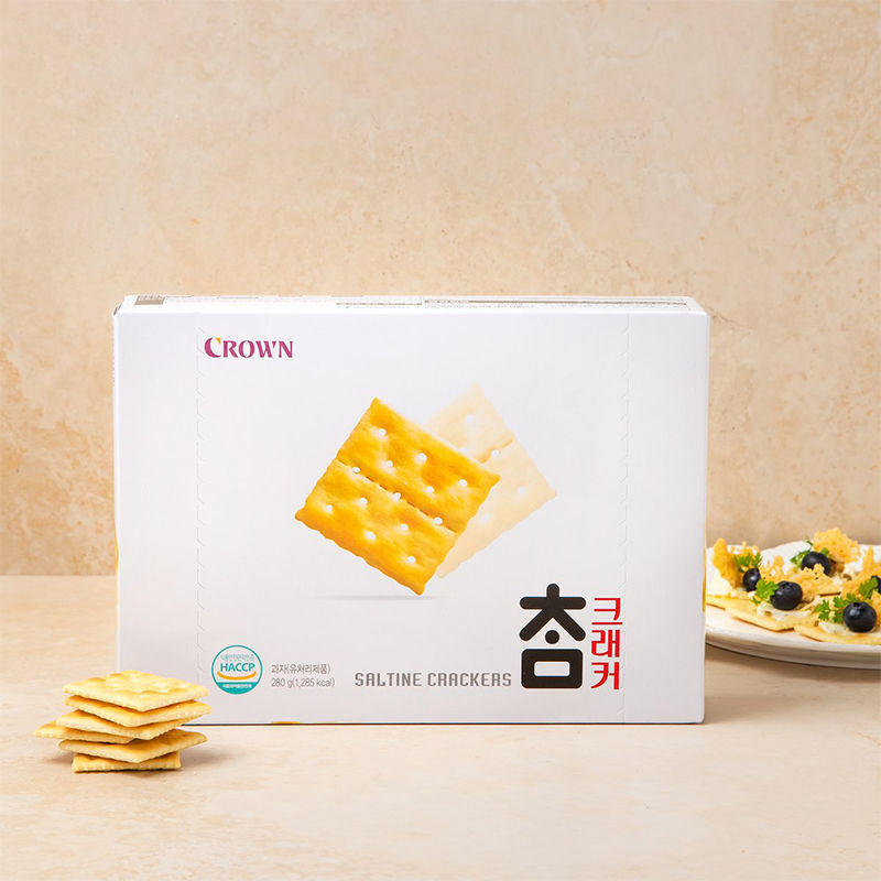 Korea Imported CROWN CROWN Taikou Soda Biscuits Snacks Original Flavor ...