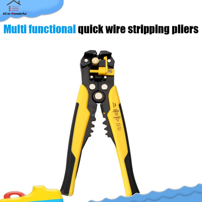 WONDER Self Adjusting Wire Stripper 3-in-1 Automatic Wire Stripper ...