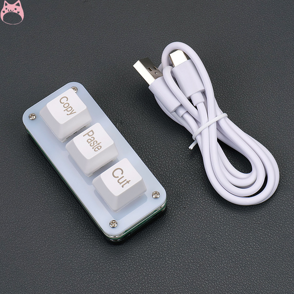 3-Key Mini Cut Copy Paste Ctrl X C V Shortcut Macro OSU Keypad ...