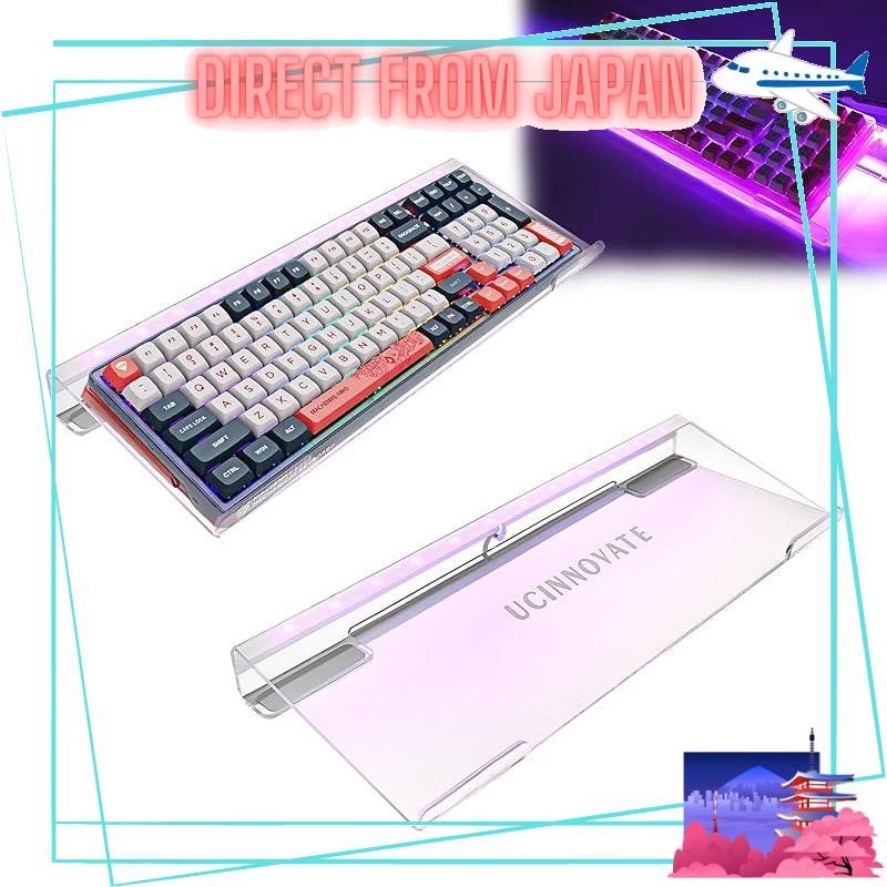 UCINNOVATE Acrylic Computer Keyboard Stand with LED Backlit Keyboard ...