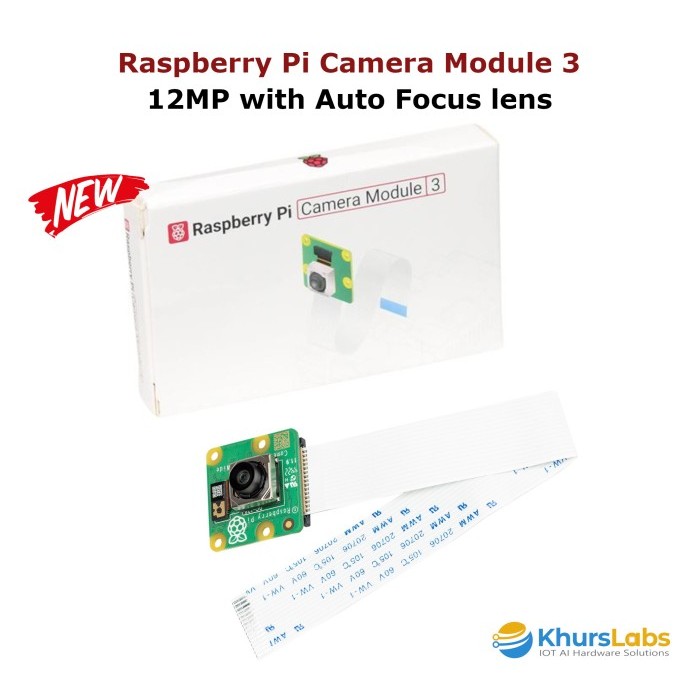Or99 Raspberry Pi Camera Module 3 - 12MP IMX708 with Auto Focus lens ...