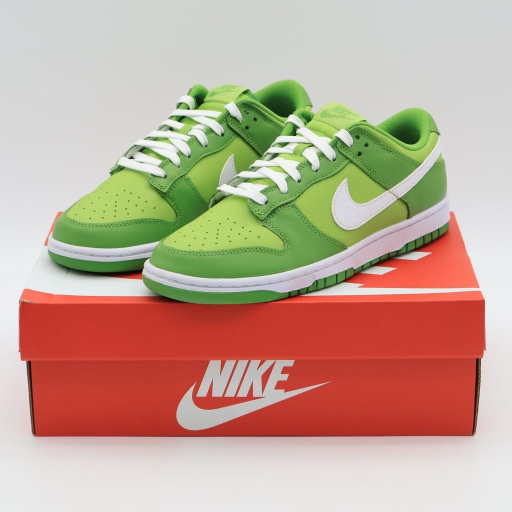 DJ6188-300 Nike Dunk Low Kermit Chlorophyll Vivid Apple Sea Light Green ...