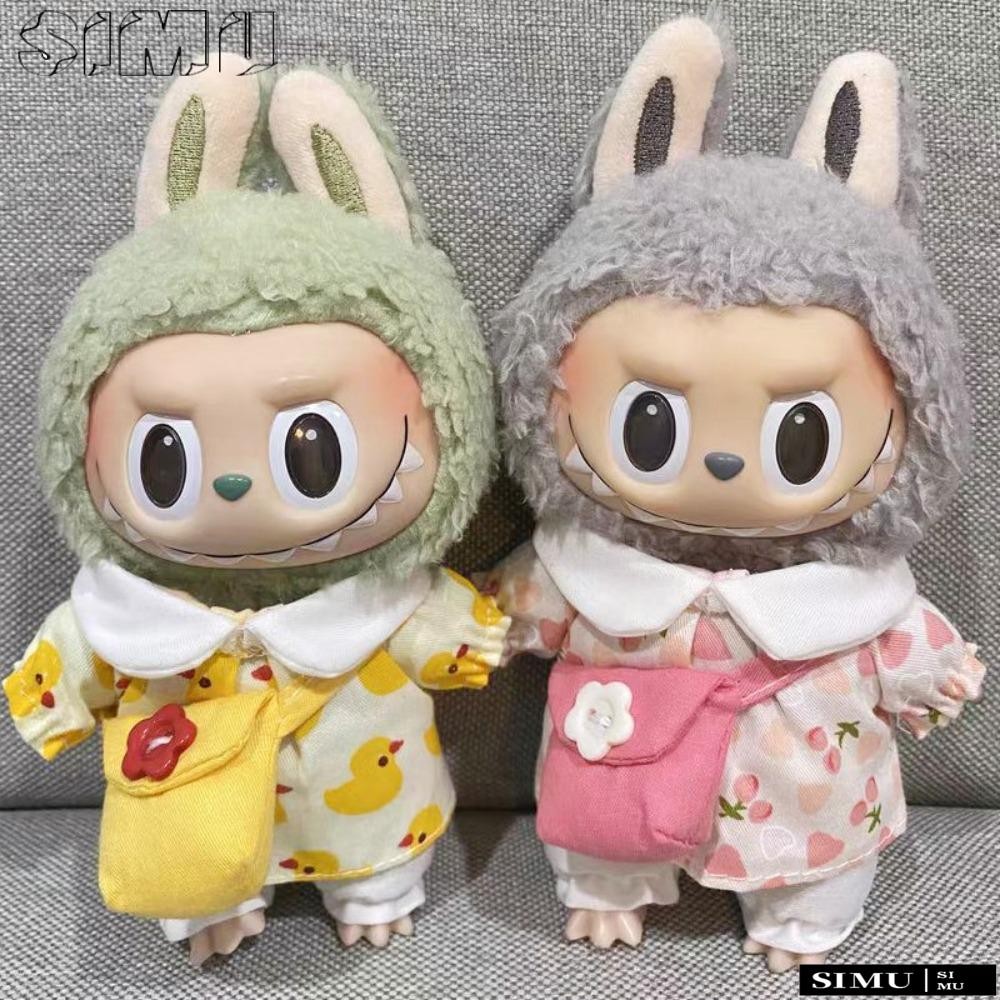 SIMULR Labubu Doll Clothes, 15cm Labubu All Match Labubu Doll Overalls ...