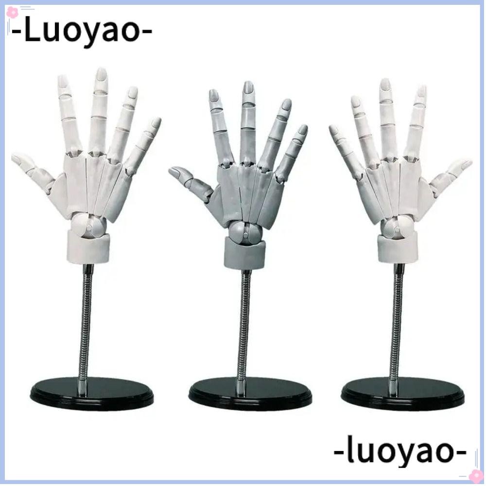 LUOYAO Artist Mannequin Hand Shape, Fexible PVC Hand Model, 1:1 With ...
