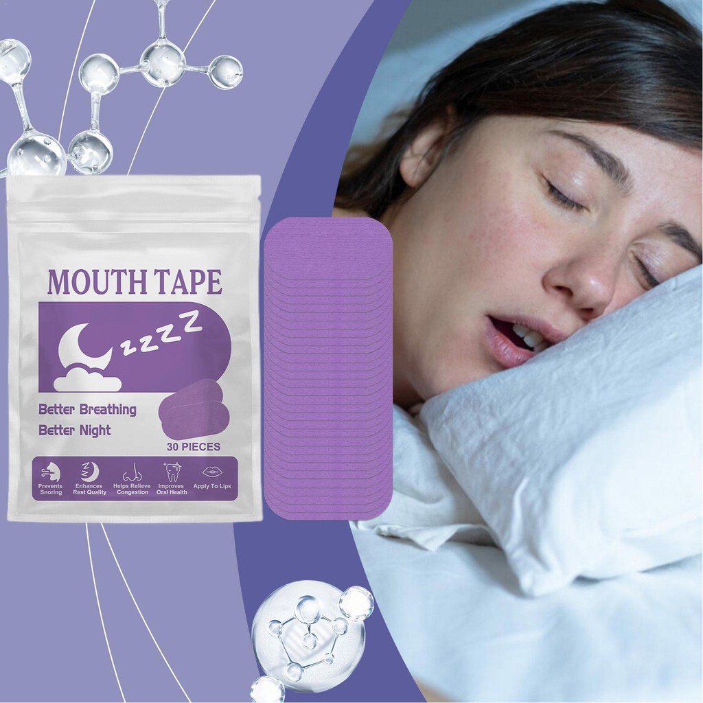 Anti Snoring Sleep Patch 30X Snore Reducing Strips Nose Breathing ...