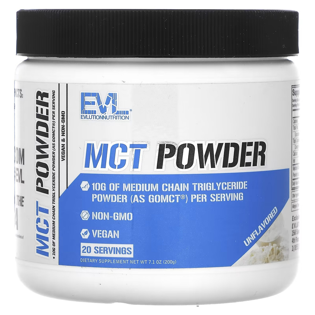 EVLution Nutrition, MCT Powder, 20 Servings, Weight Management, Fat ...