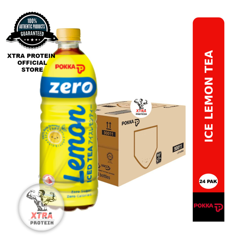 Pokka Ice Lemon Tea Zero Sugar (500ml) 24 Pack | Shopee Singapore