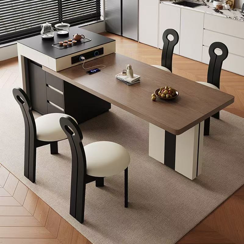 Multi-Functional Dining Table Space-Saving Integrated Table Dining ...