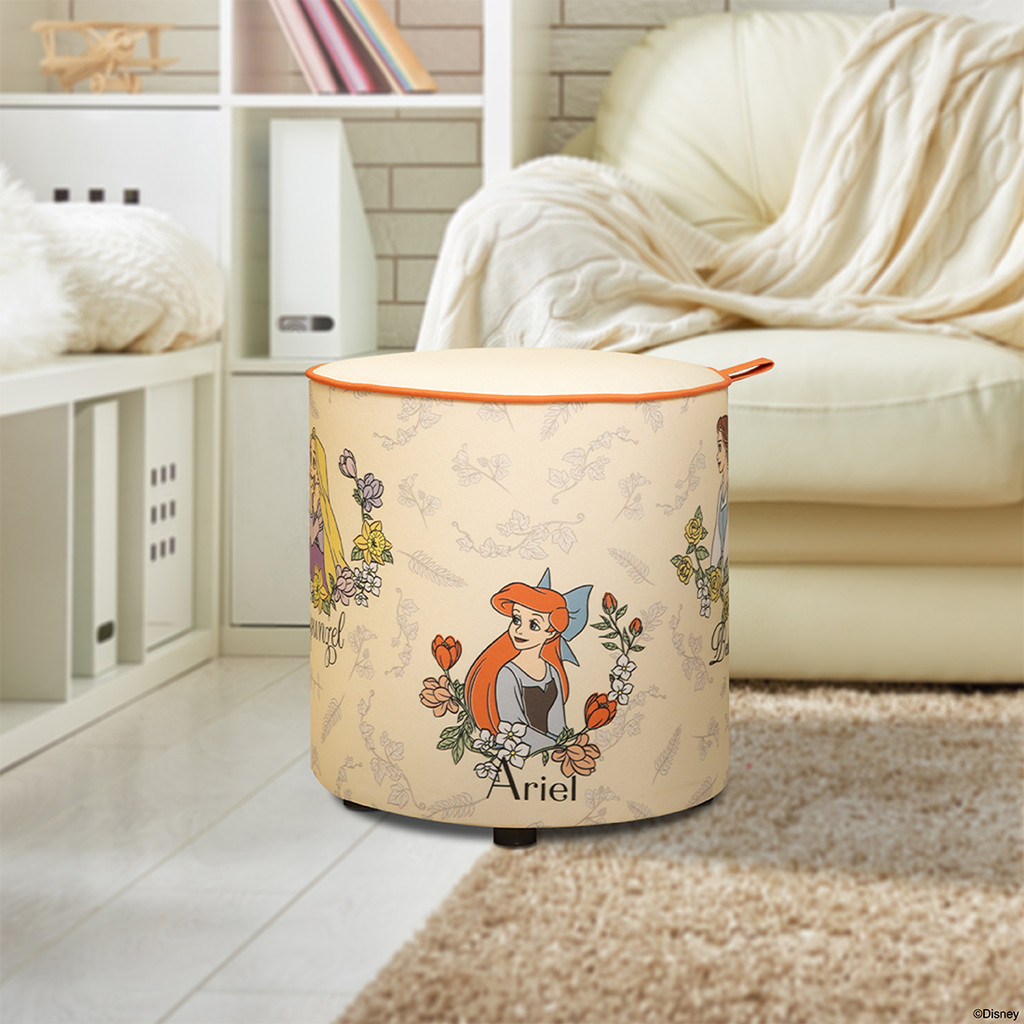 SB Design Square DISNEY Stool PRINCESS MIX Model Beige Color (40x40x45 ...