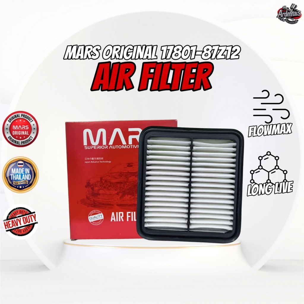 MARS AIR FILTER - PERODUA KELISA, CANARY | Shopee Singapore