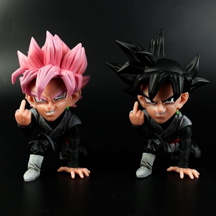 Dragon Ball Super Saiyan Rose Pink Figure Despise Vertical Middle ...