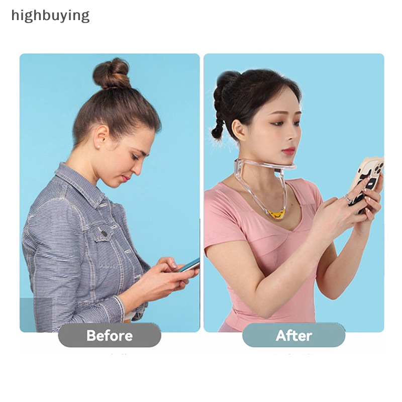 【HBSG】 Adjustable Cervical Traction Device Neck Support Spine Posture ...