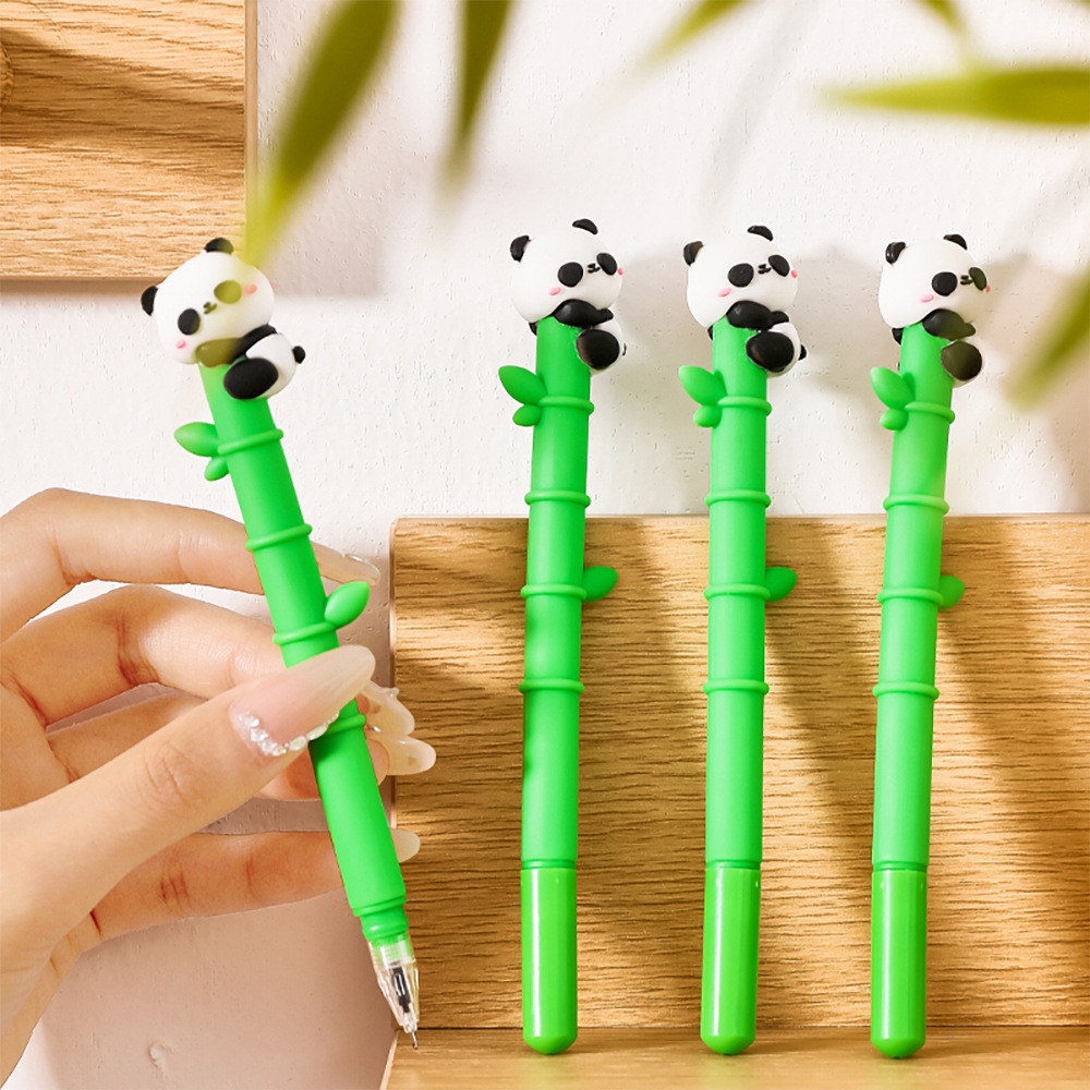 Cute Pens Bamboo Panda Pattern Animals Cartoon Pen 0.5mm Fine Point ...